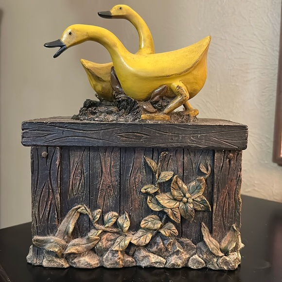 Accents | Vintage Keepsake Storage Duck Box | Poshmark